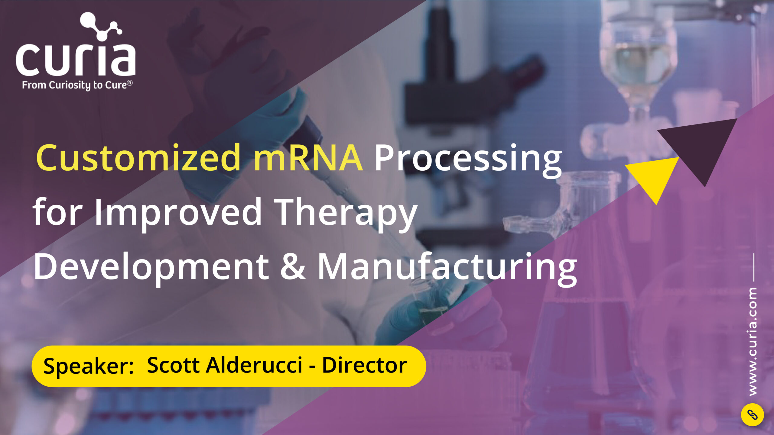 Customized mRNA Processing for Improved Therapy Development and Manufacturing | Curia